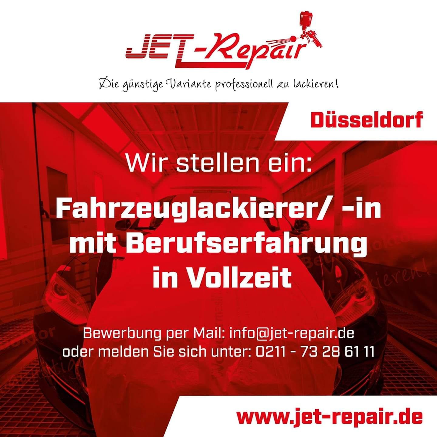 Kontakt - Jet Repair - KFZ Lack & Karosserie Meisterbetrieb Düsseldorf